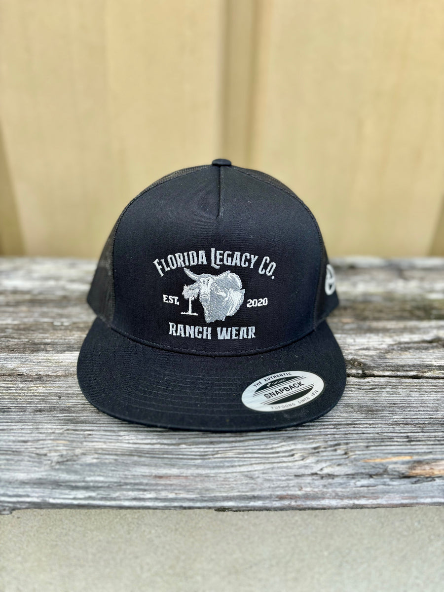 Fl Legacy Black Brahma Patch Cap – Byrd's Western Store