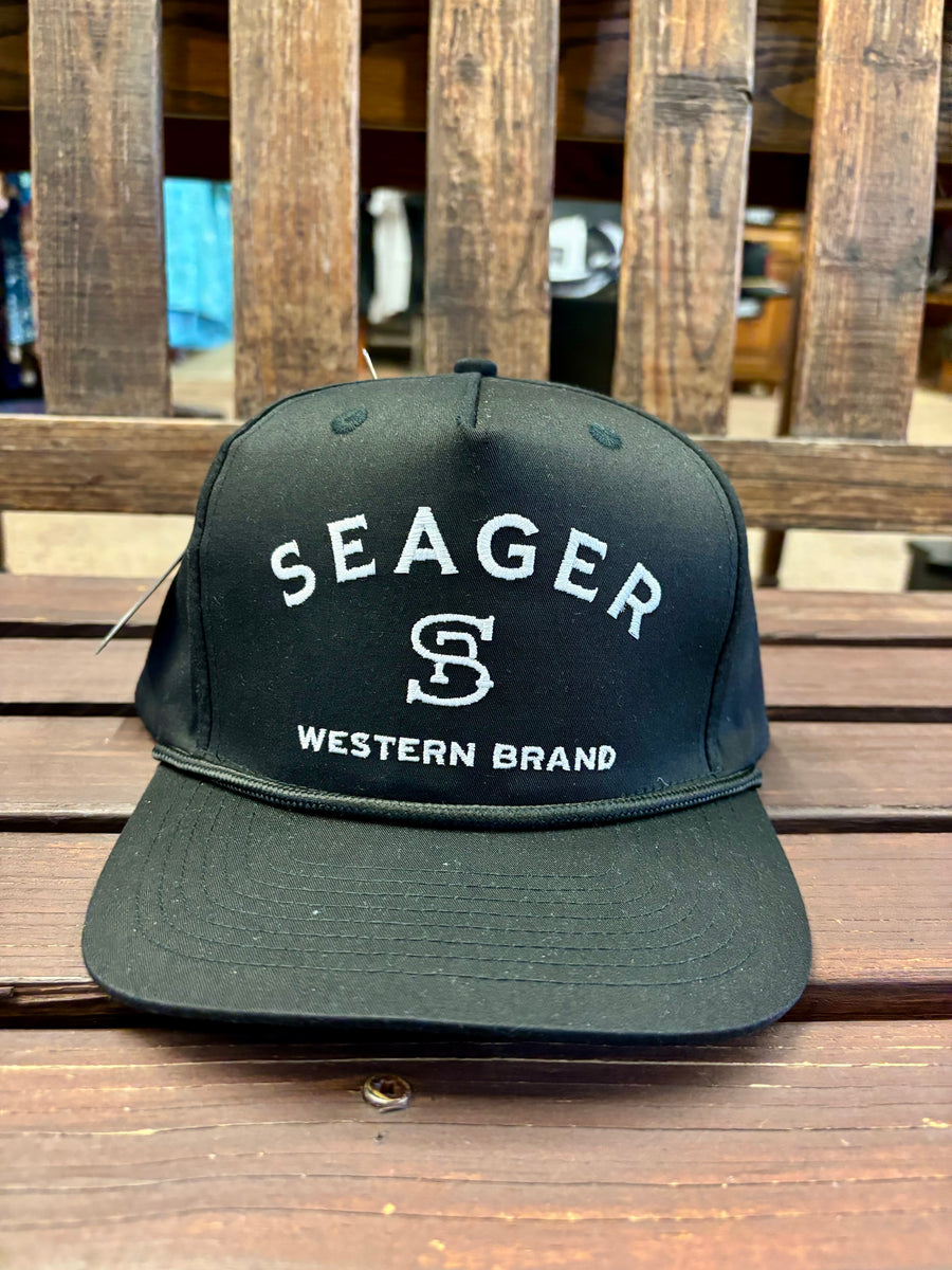 Seager Branded Black Cap – Byrd's Western Store