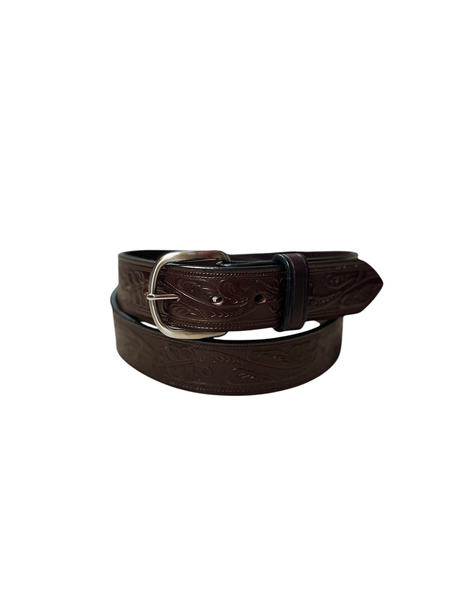 Gingerich Leather Men's Arborfield Classic Leather Belt Brown – Byrd's ...