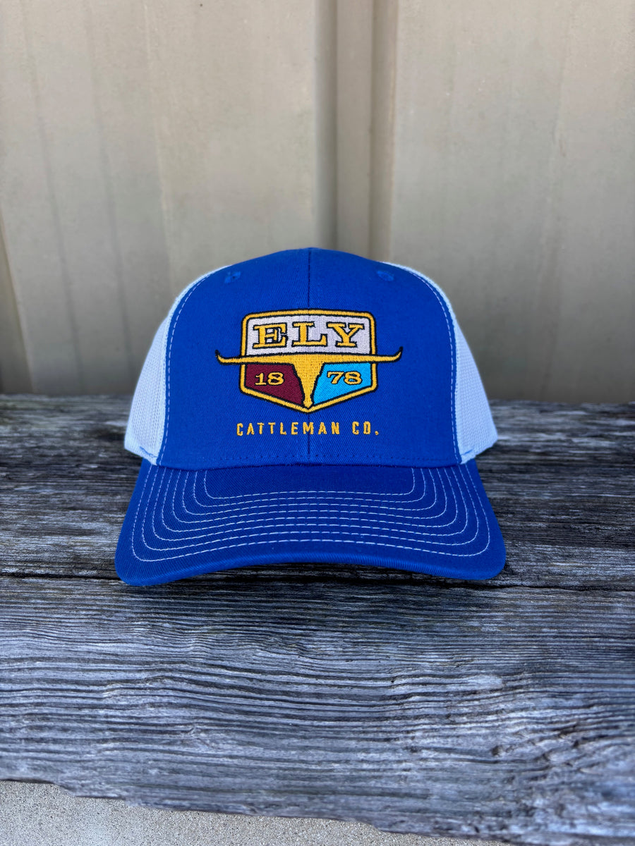 Ely Cattleman Co. Tri color Logo Cap – Byrd's Western Store
